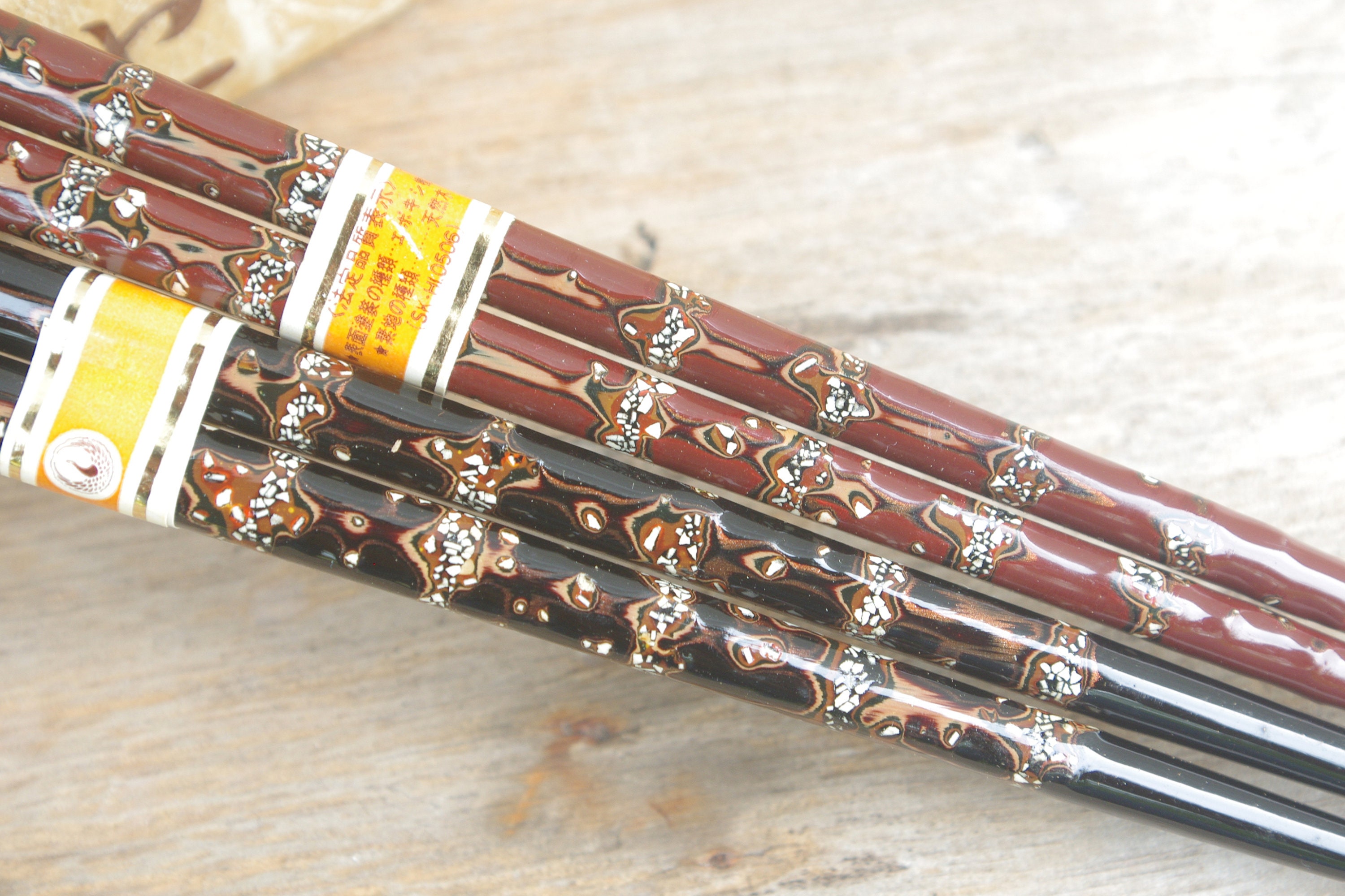 Beautiful ,vintage Wooden 2 Pair Chopsticks ,chopsticks Japanese ,set ...