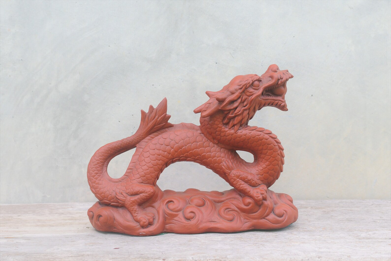 Vintage Dragon Ceramic Dragon Statue Japanese Dragon Love - Etsy