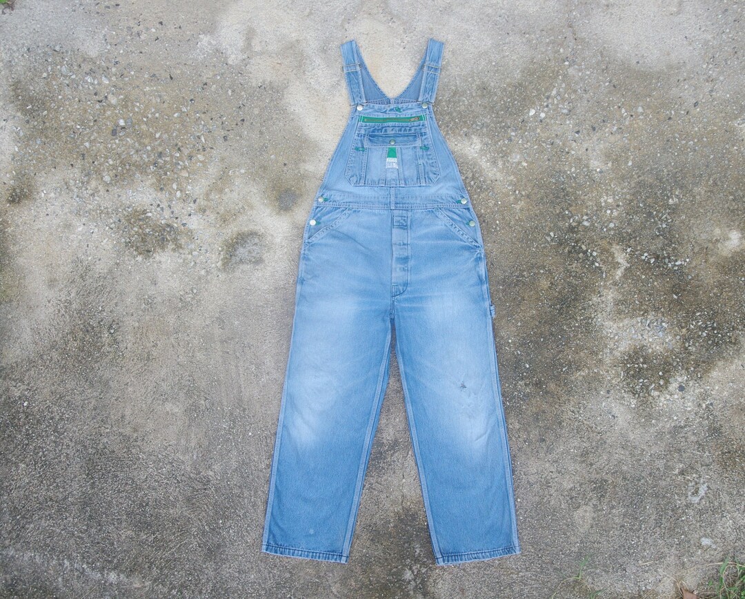 Faded Jeans ,vintage 70s Liberty Overalls Size M W35,blue Jeans ...