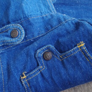Rare ,beautiful ,vintage 60s70s Zipper Front SOB Shades of Blue Overalls W24 W25 W26 ,scovil ...