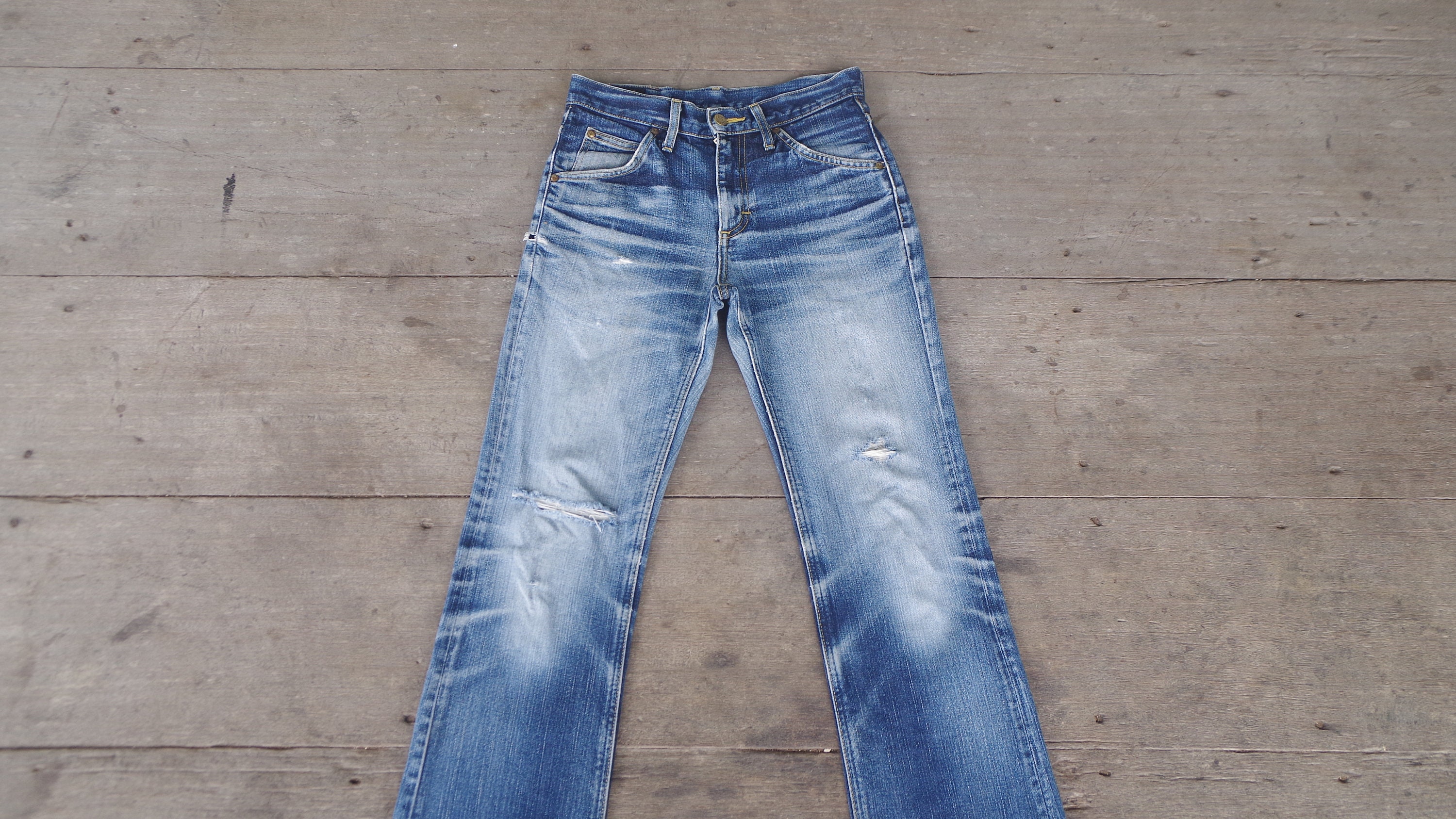 Super Feded ,beautiful,vintage Lee Boot Cut W28 L33.5,hippie Jeans,cool ...