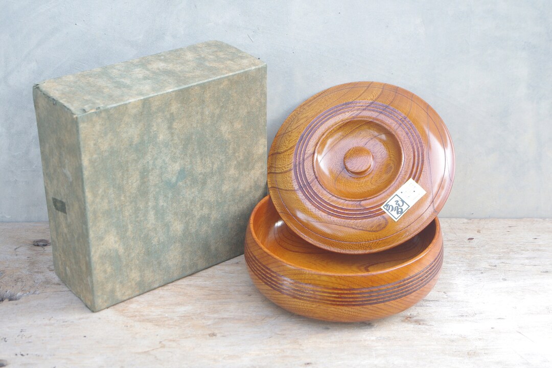 Perfekt,Vintage Holz Schale mit Deckel,Handgeschnitzte Schüsseln,Holz ...