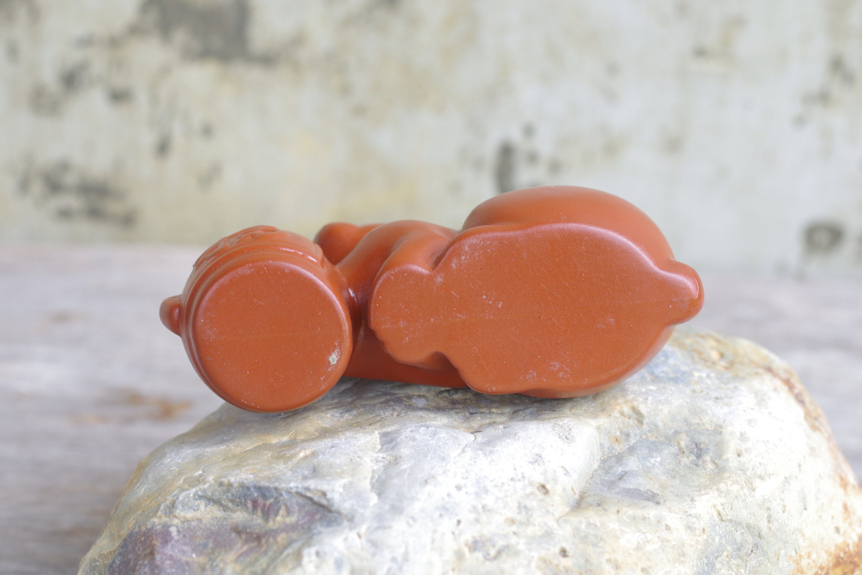 Rabbit Figurine Pottery Rabbit Statue Japanese Rabbit Ceramic Love ...