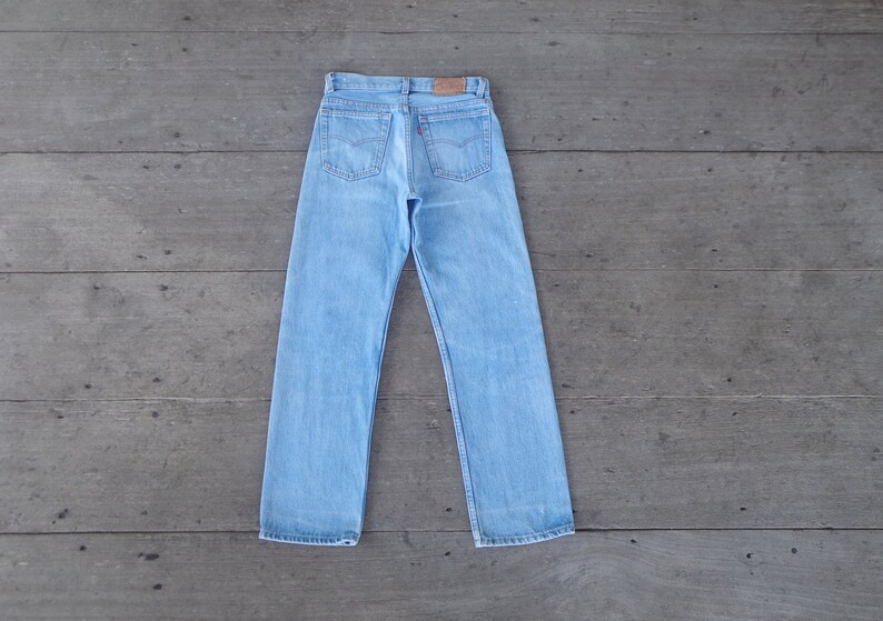 Faded Jeans vintage 80s Levis 701-501 W28 L28 - Etsy