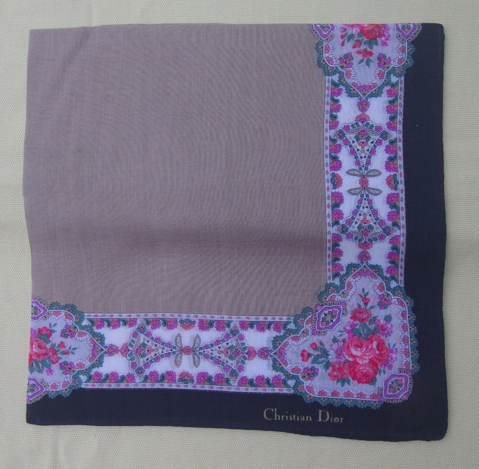 Vintage Christian Dior Handkerchief Bandana Dior Handky - Etsy