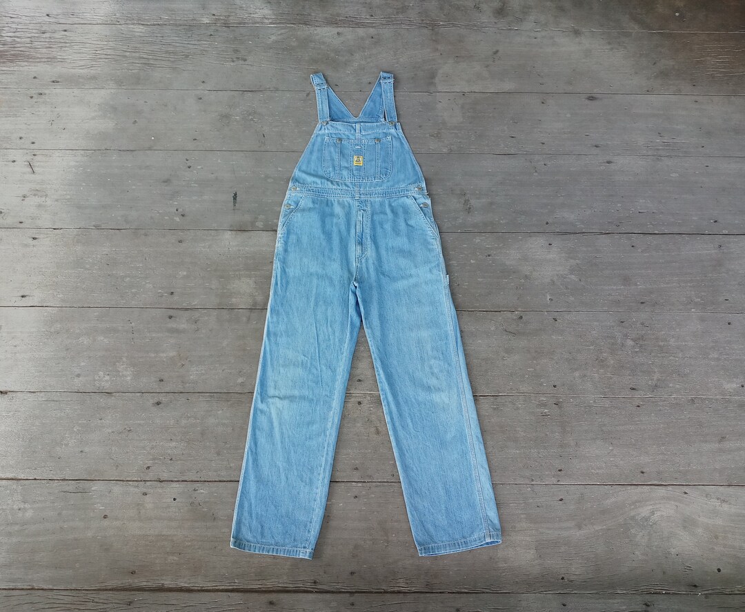 Vintage Wrangler Lady Overalls Size M Waist up W34 L31 ,wrangler Blue ...