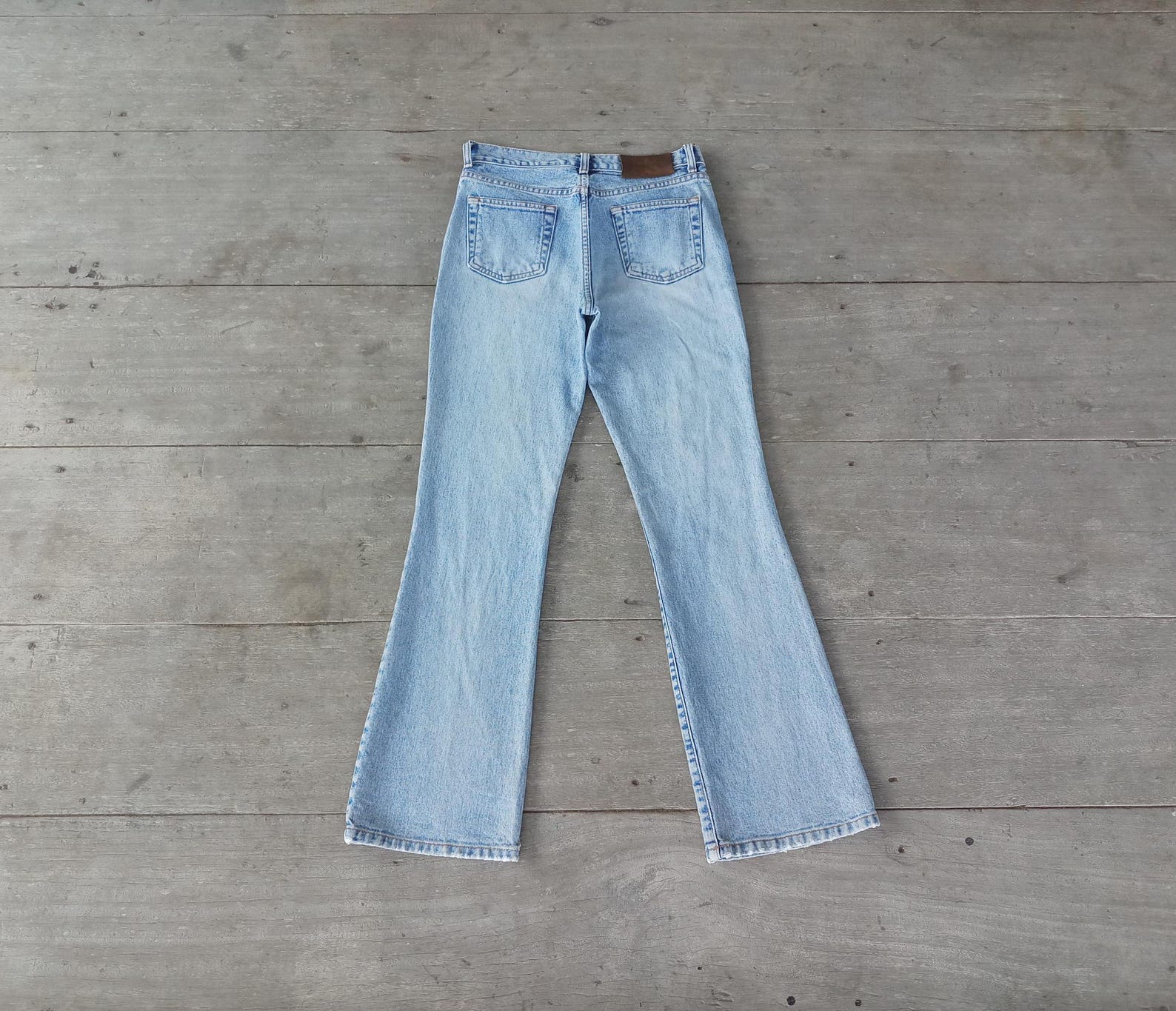 Vintage 90s Calvin Klein Bootcut Jeans: Low Rise Denim, Made in USA - Etsy