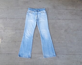 Faded Jeans ,vintage Levis 517 Orange Tab W31 W32 L30.5, Levis Boots Cut ,levis Hippie ,retro ...