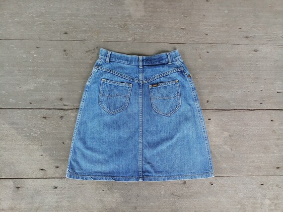 Rare and Beautiful ,Vintage 70s 80s Lee denim Skirt … - Gem