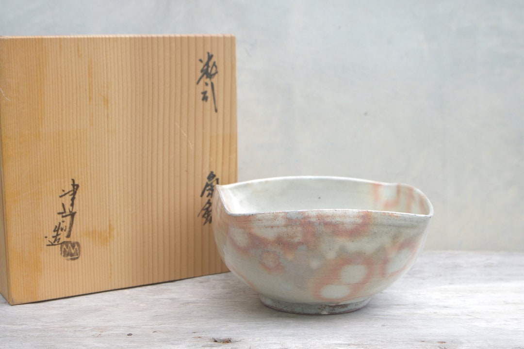 Vintage Japanese Ceramics Square Bowl Handmade Art Bowl Ceramic East ...