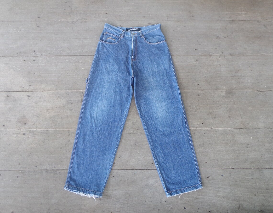 Vintage Gawtti Denim W32 L31,wide Leg, Baggy, Hip Hop,streetwear - Etsy