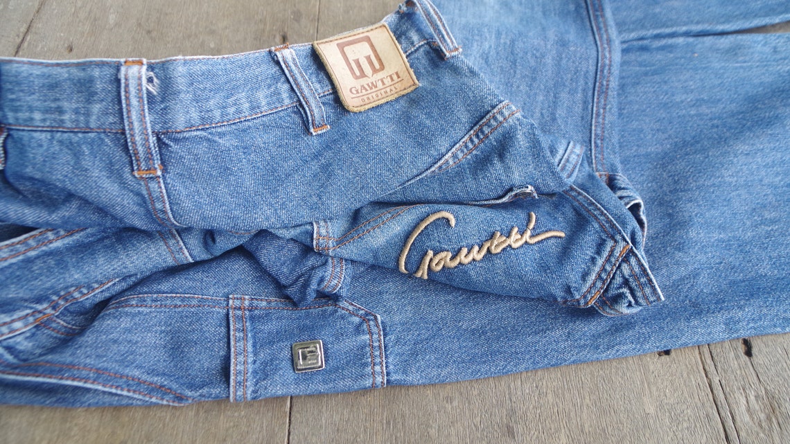 Vintage Gawtti Denim W32 L31,wide Leg, Baggy, Hip Hop,streetwear - Etsy