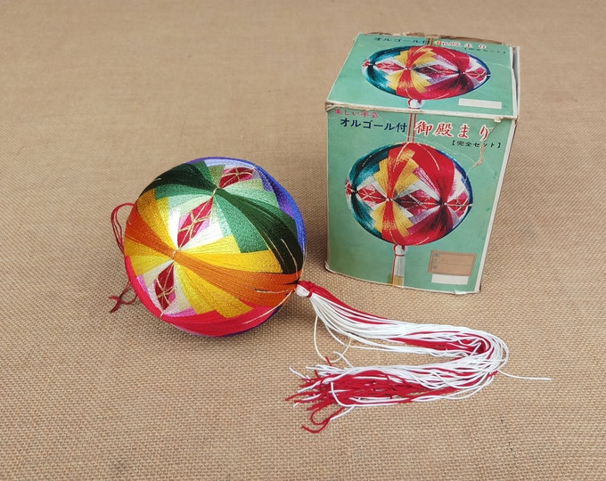 Beautiful ,vintage Temari Ball Lucky Diameter 5.1 Inch, Ball Japanese ...
