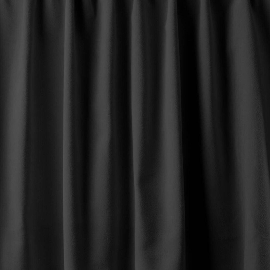 12'hx4-1/2'w Stage Curtain/backdrop Panel 12oz- BLACK Fire Retardant ...