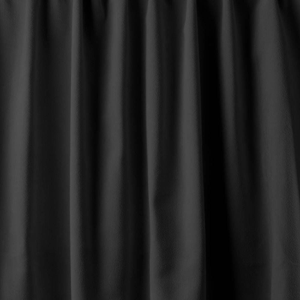 12'hx4-1/2'w Stage Curtain/backdrop Panel 12oz BLACK Fire Retardant ...