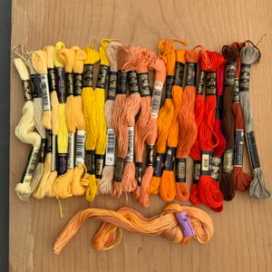Embroidery Floss Lots Destash Embroidery Floss Collection DMC ...