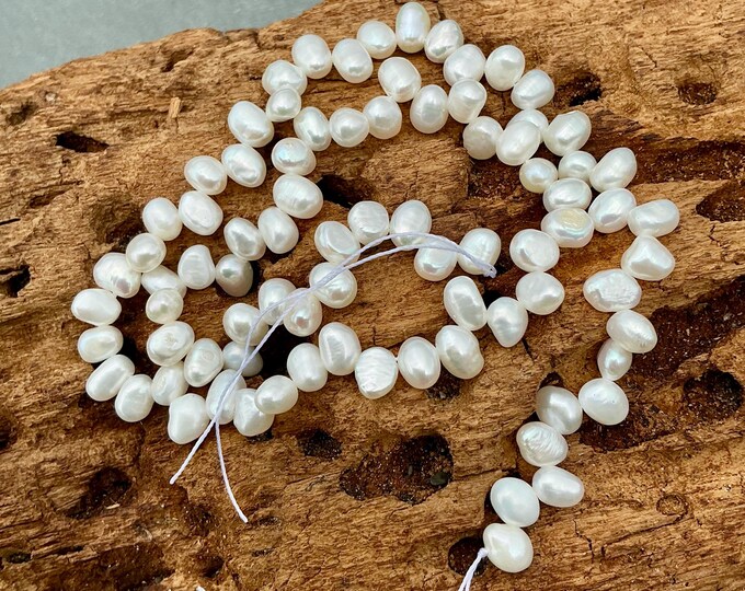 Freshwater Pearl Natural Color Top Drilled Pear Shape Drop Destash ...