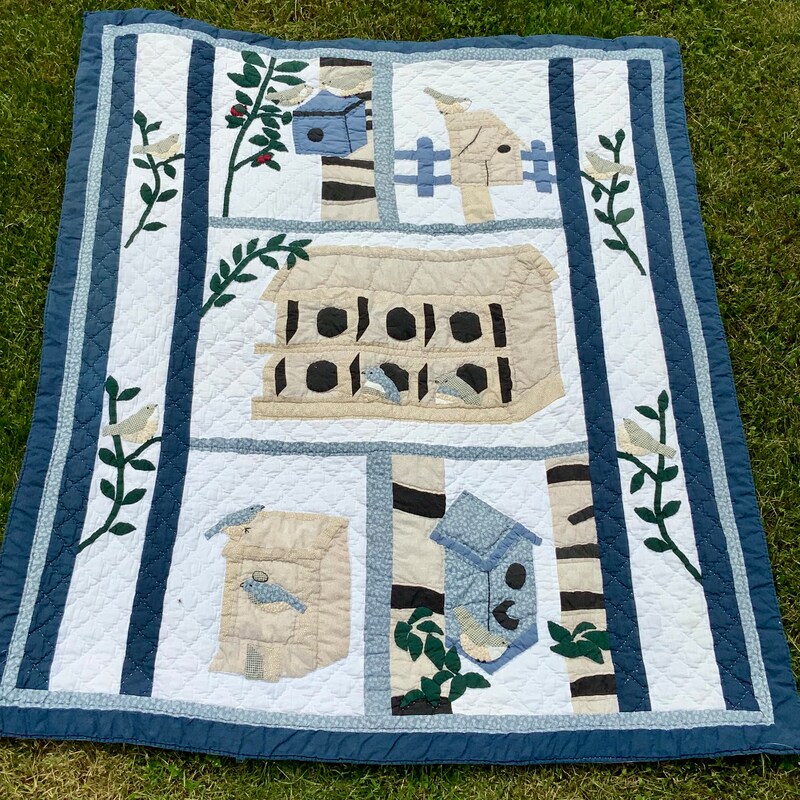 Birdhouse Quilt - Etsy