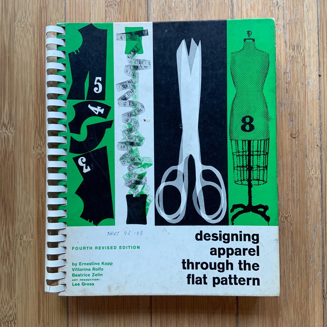 Vintage Sewing Book Fashion Institute of Technology Textbook How to ...