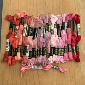 Embroidery Floss Lots Destash Embroidery Floss Collection DMC ...