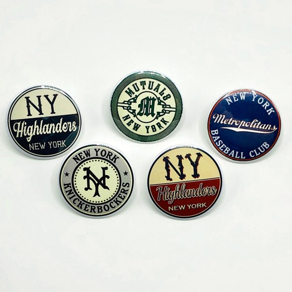 5-pack of Vintage New York Baseball Team Logo 2 1/4 Inch in - Etsy