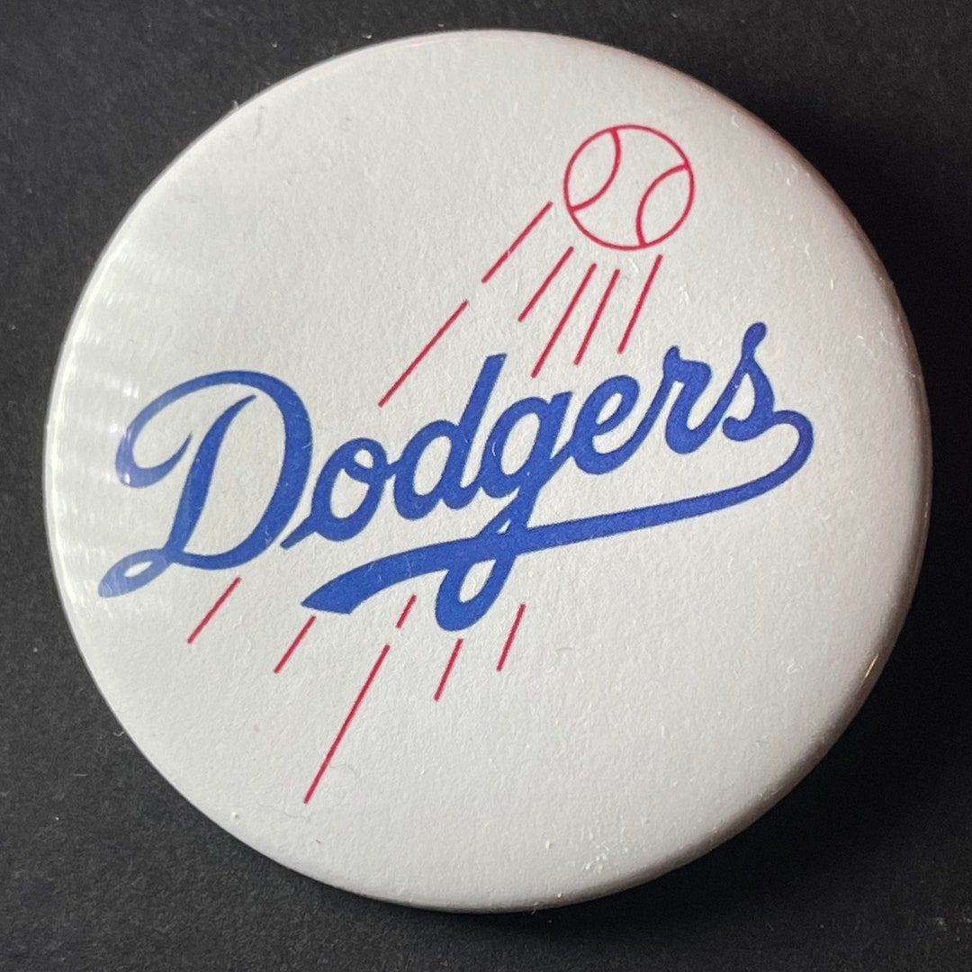 Los Angeles Dodgers Classic Baseball Logo 2 1/4 Inch Button/pin or ...