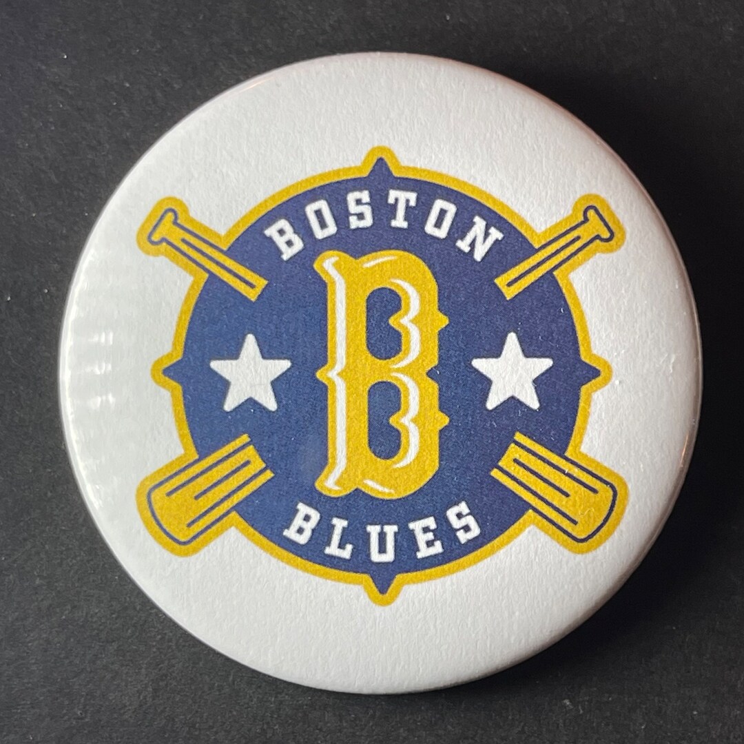 Boston Blues Negro League Baseball Logo Vintage Designed 2 1/4 Inch ...