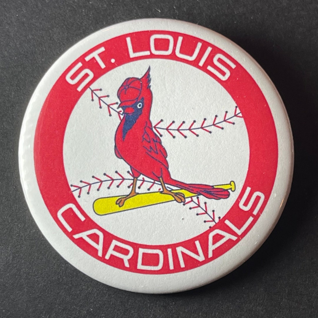 St. Louis Cardinals Circle Classic Baseball Logo 2 1/4 Inch Button/pin ...
