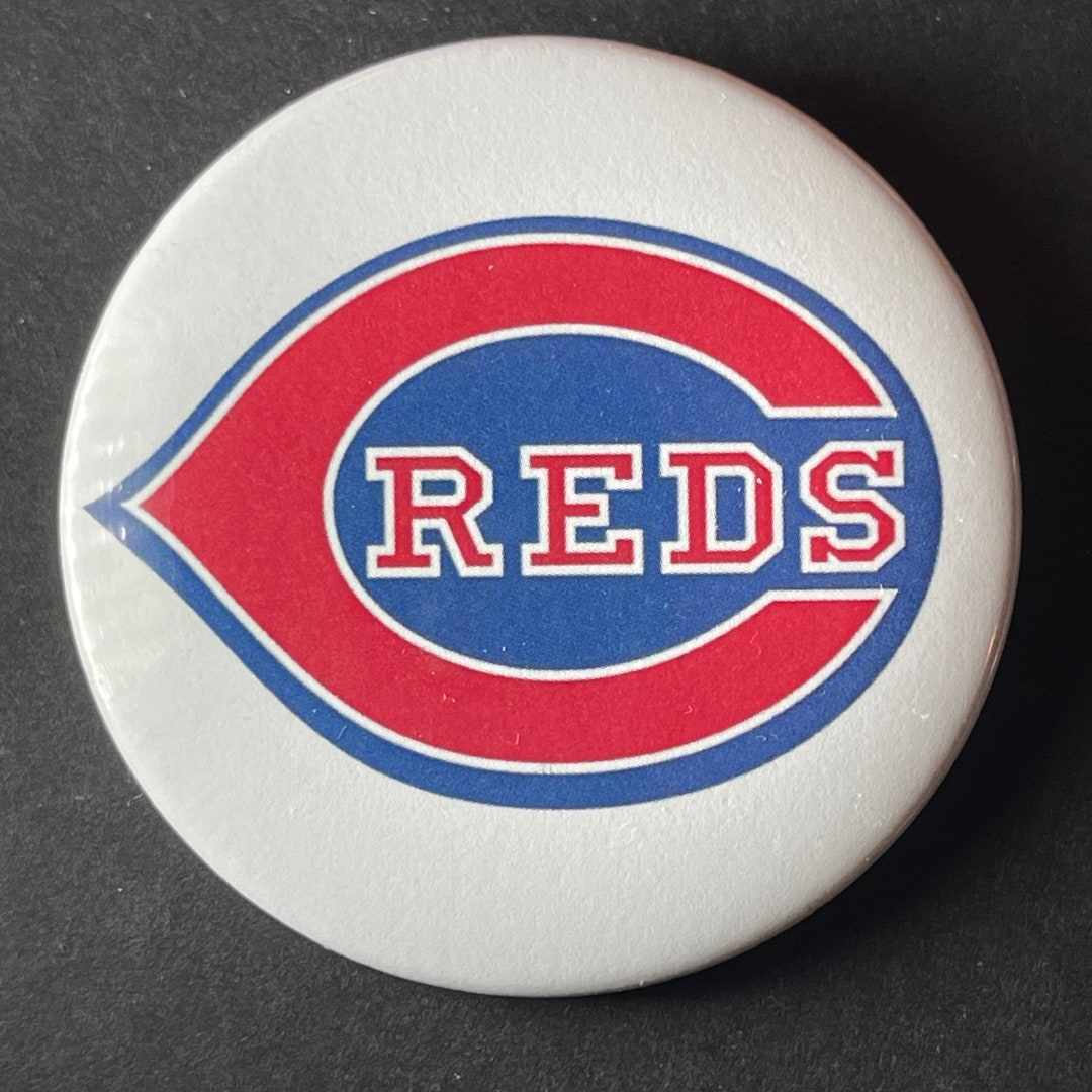 Cincinnati Reds Blue Classic Baseball Logo 2 1/4 Inch Button/pin - Etsy