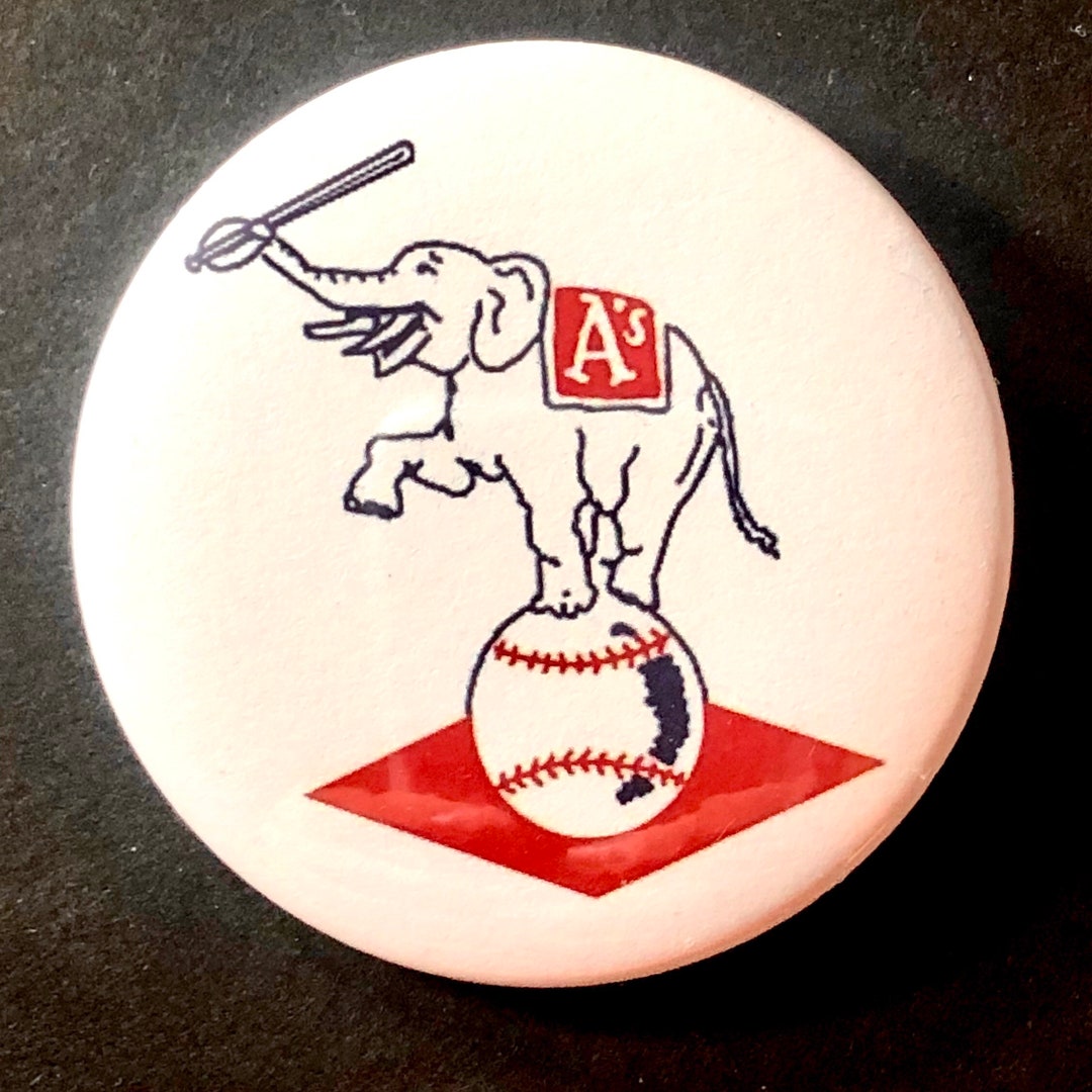 Kansas City A’s Athletics Vintage Baseball Team Logo 2 1/4 Inch in ...