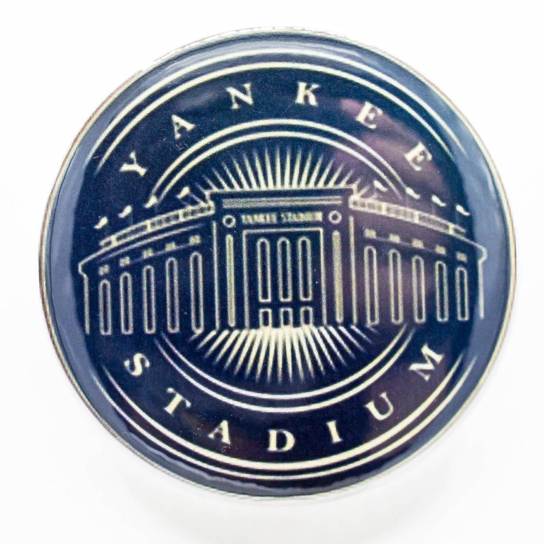 New York Yankee Stadium Vintage Baseball Logo 2 1/4 Inch in Diameter ...