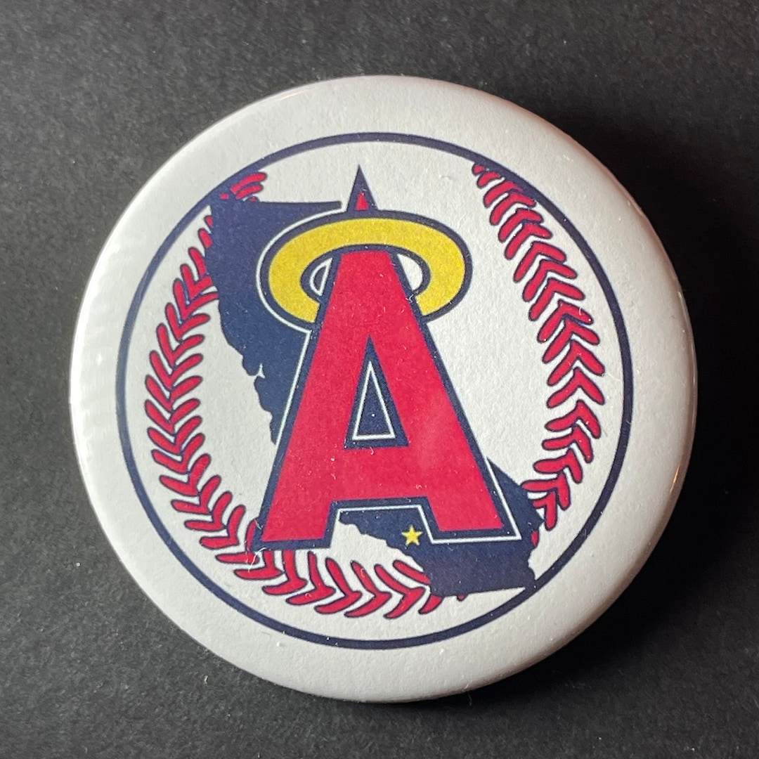 Anaheim California Angels 1980’s Era Classic Baseball Logo 2 1/4 Inch ...
