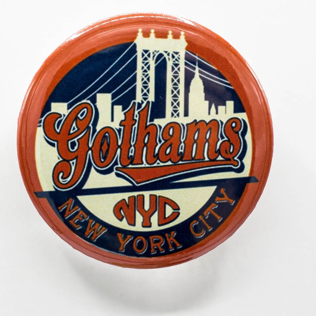 New York Gothams Vintage Baseball Logo 2 1/4 Inch in Diameter Pin ...