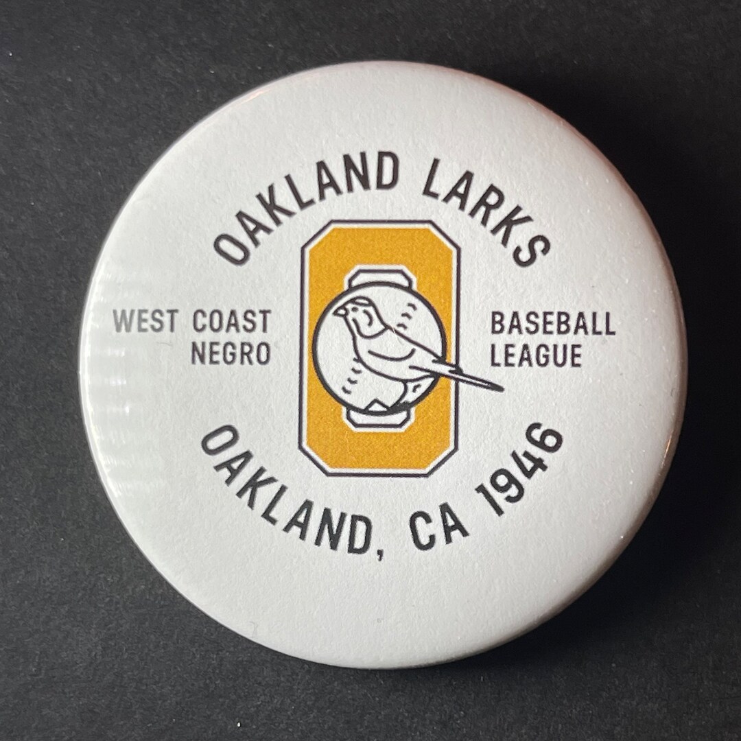 Oakland Larks Negro League Baseball Logo Vintage Designed 2 1/4 Inch ...