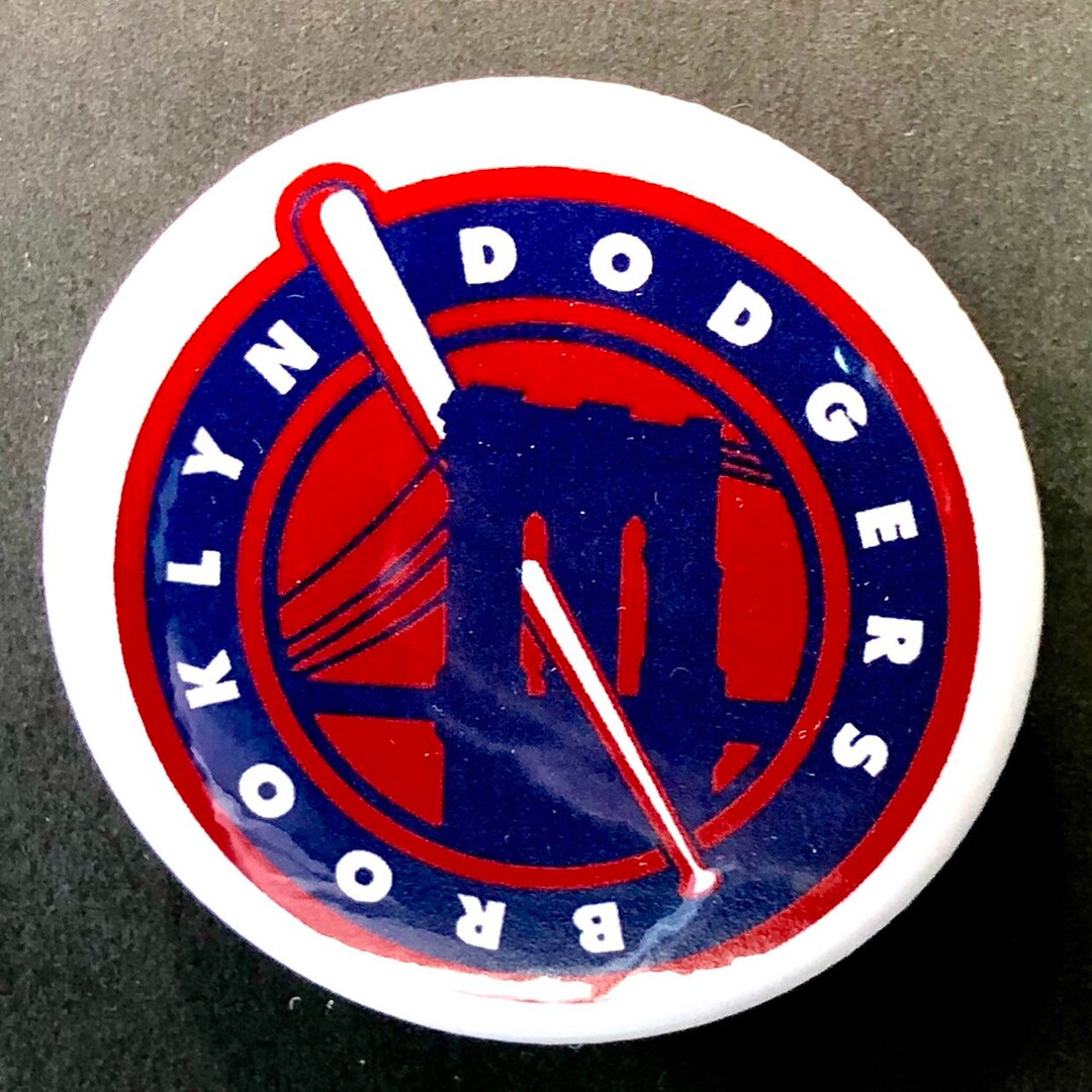 Brooklyn Dodgers Red Bridge Vintage Designed Baseball Team Logo 2 1/4 ...