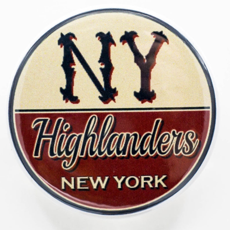 New York Highlanders Vintage Baseball Team Logo 2 1/4 Inch in Diameter ...