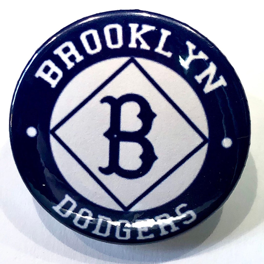 Brooklyn Dodgers Logo Vintage Designed Baseball Team Logo 2 1/4 Inch in ...