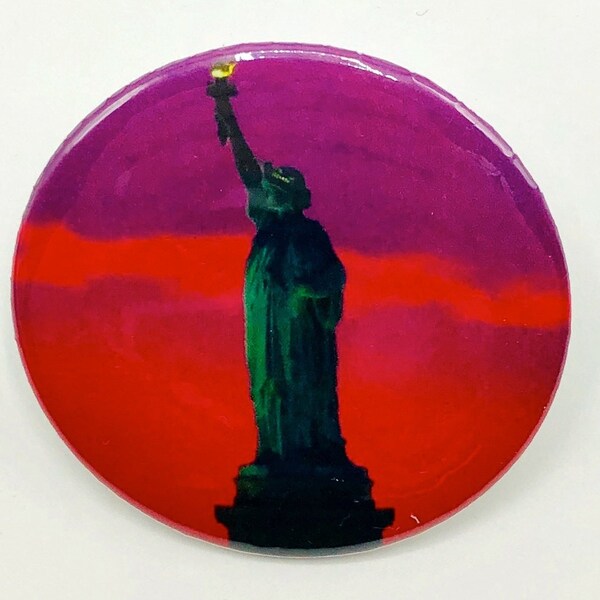 Statue of Liberty Button - Etsy