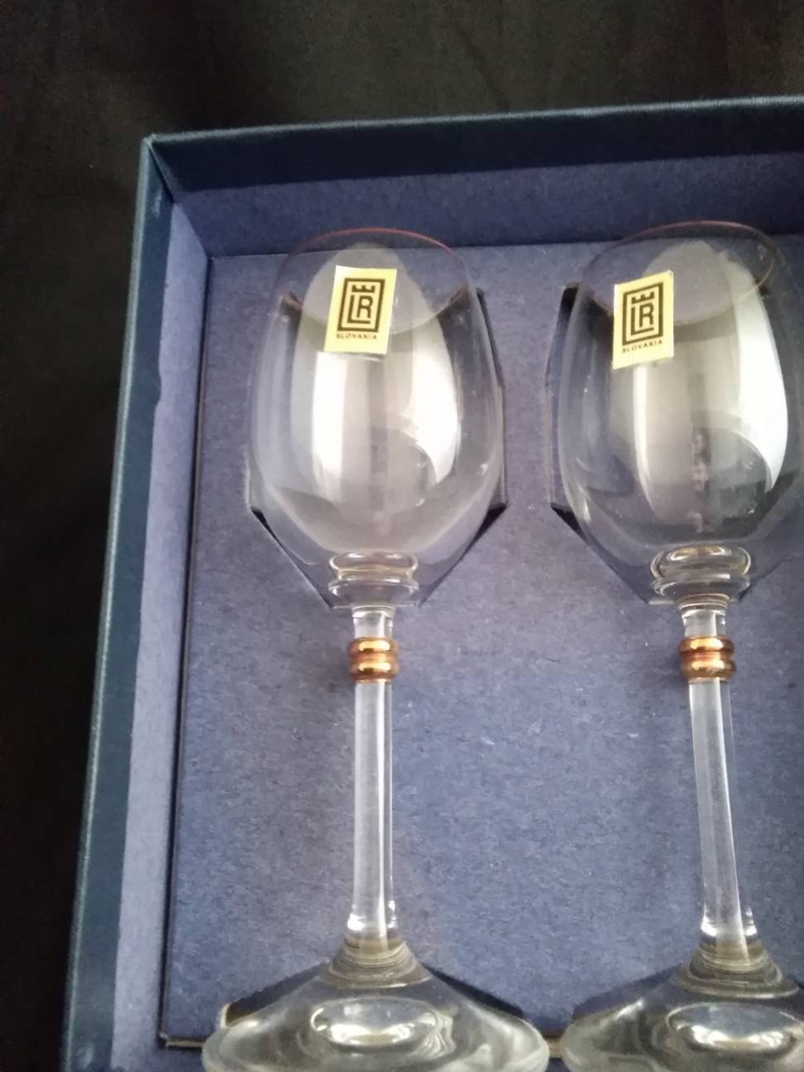 Lednicke Rovne Slovakian Wine Glasses Etsy