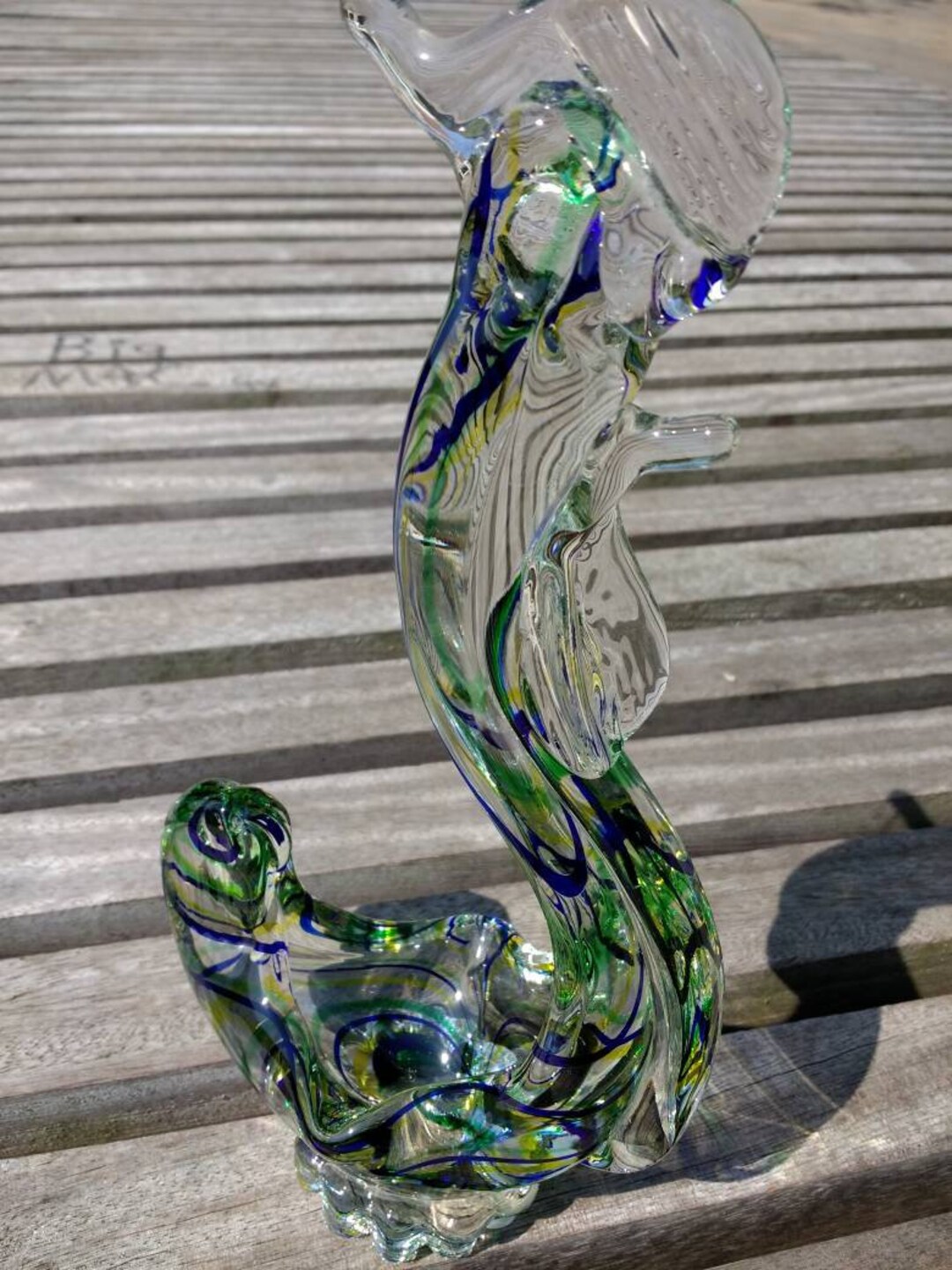 Murano Style Romanian Glass Crystal Rooster Figure/bowl - Etsy