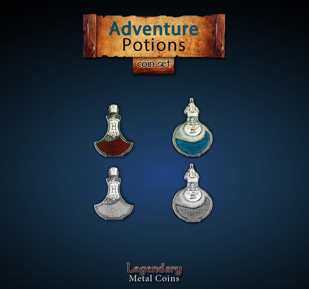 Adventure Potions Coin Set - Etsy