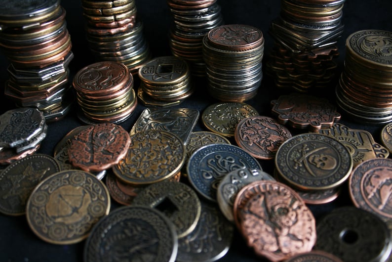 Dwarven Coin Set: Legendary Metal Coins. Premium Metal Coins ...
