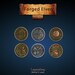 Forged Elven Coin Set: Legendary Metal Coins. Premium Metal Coins ...