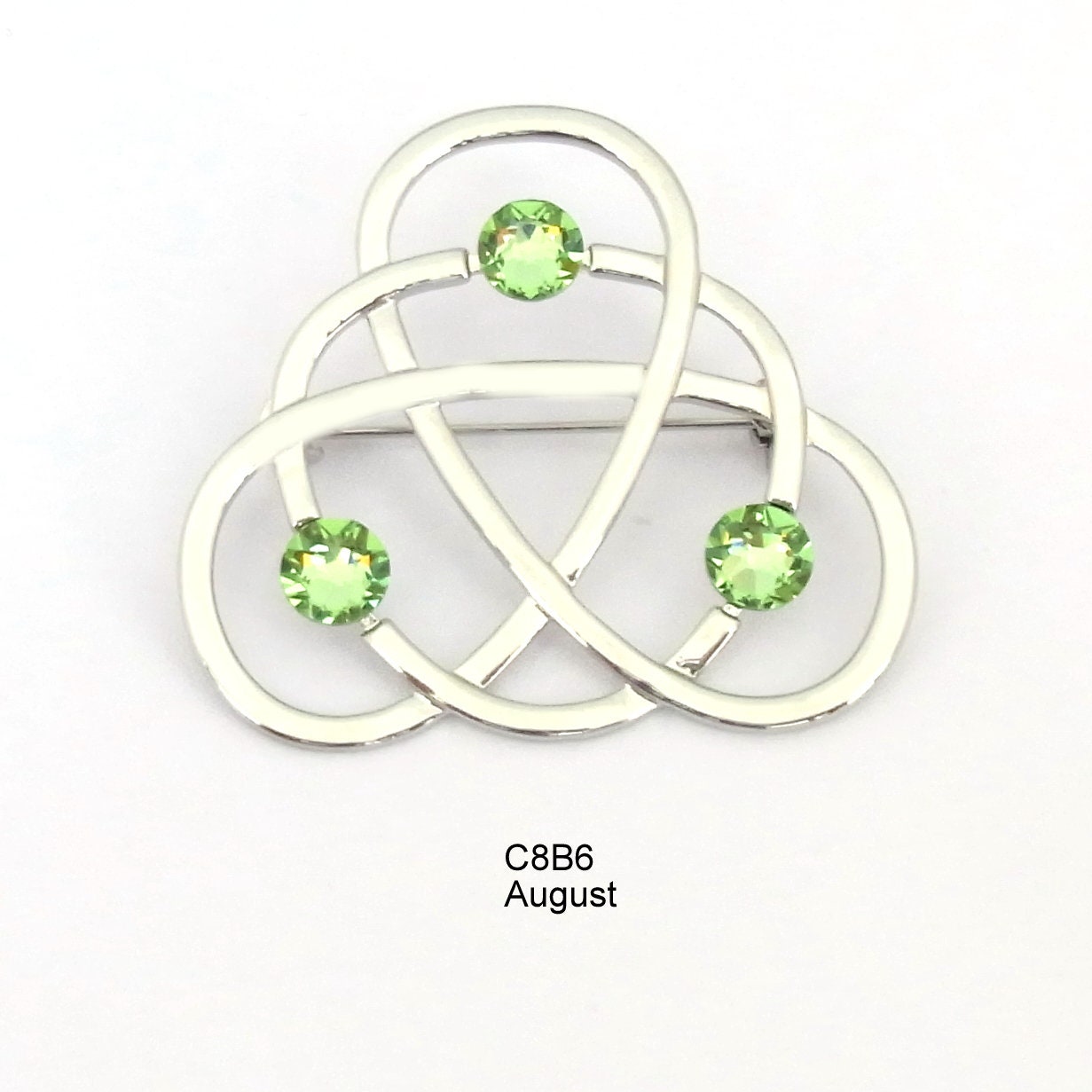 Birthstone Crystal Brooch - Etsy UK