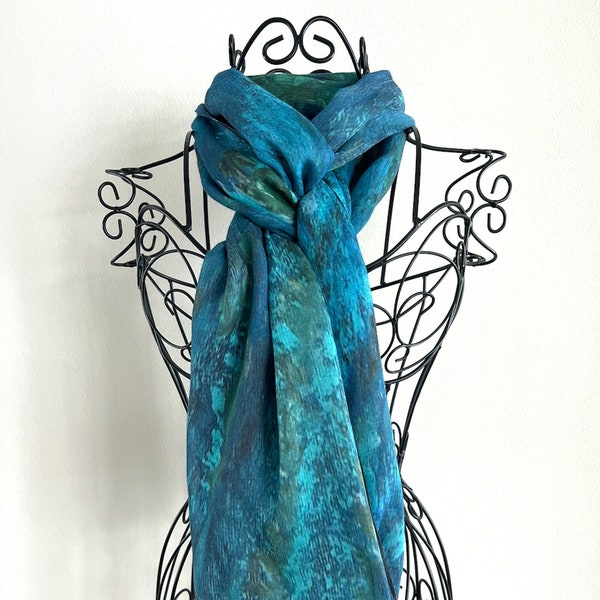 Indigo Scarf - Etsy