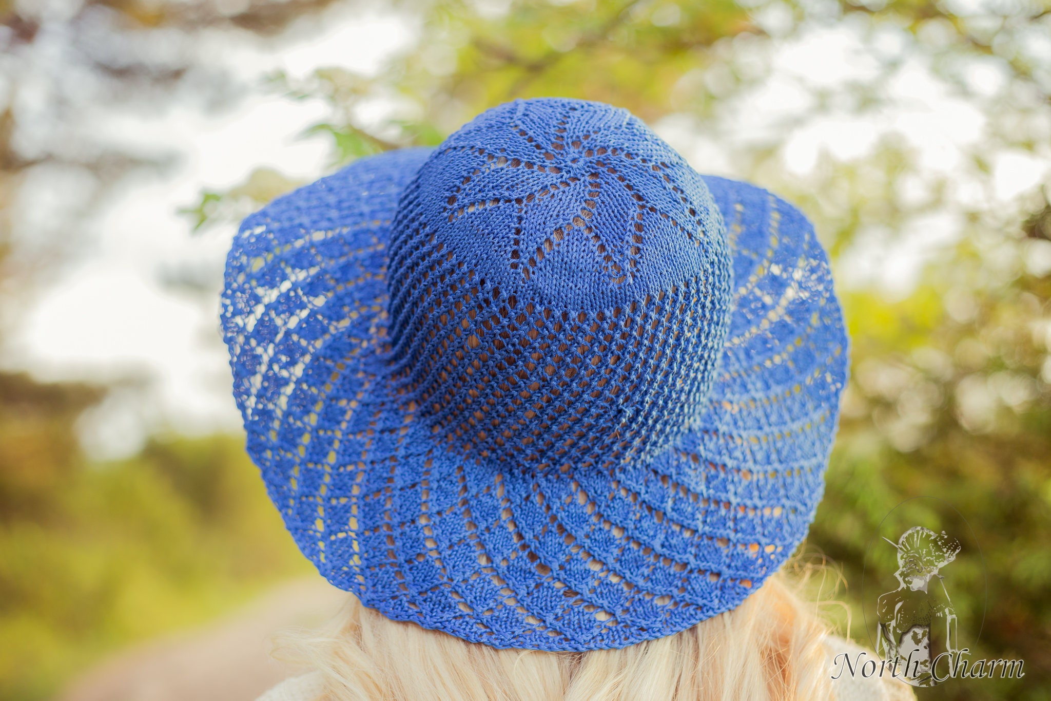 NEW // KNITTING PATTERN: Cottonwool Summer Hat / Knitted Sun Hat ...