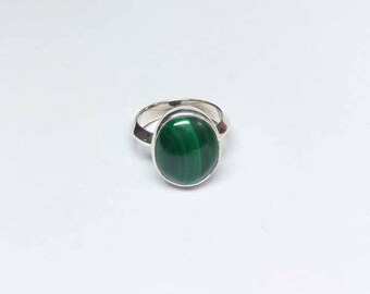 Malachite rings | Etsy