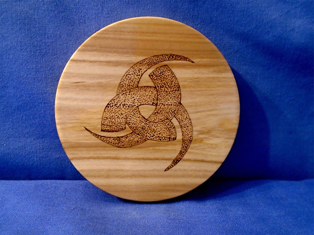 Handmade *the Triple Horns of Odin* This is Viking Symbol. (with 3 ...