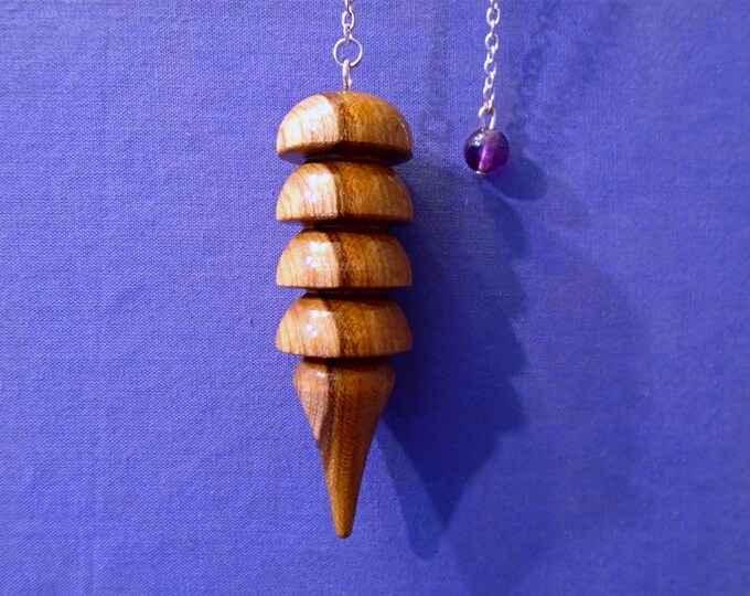 Handmade Wooden Dowsing Pendulum *mercury* Use For: Healing, Allergy ...