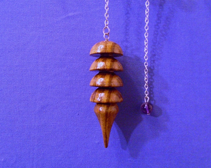 Handmade Wooden Dowsing Pendulum *osiris* Use For: Healing, Allergy ...
